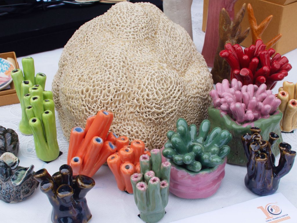 Keepsakes from the Coral Universe Installation - Saving Oceans Now